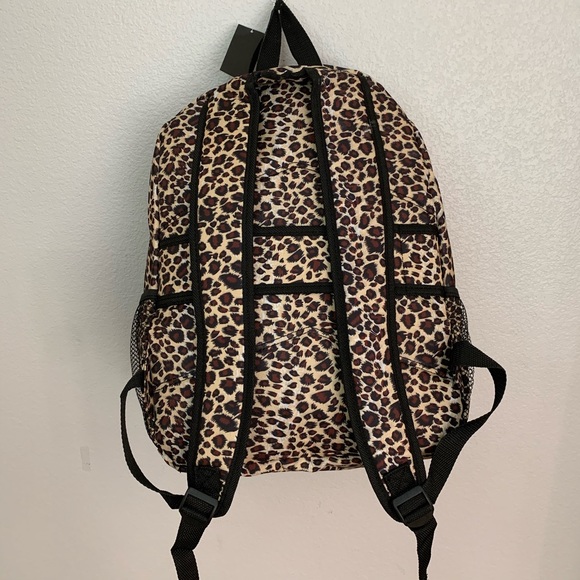 Bags | Back Pack With Padded Straps Leopard Animal Print | Poshmark